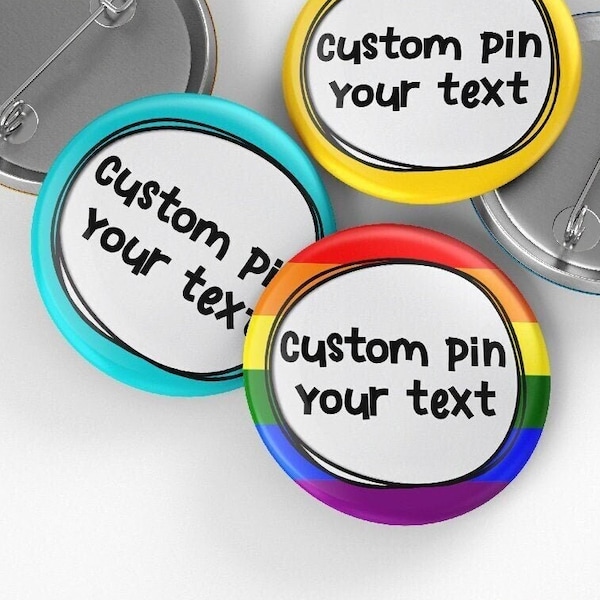 Personalised Badges - Etsy UK