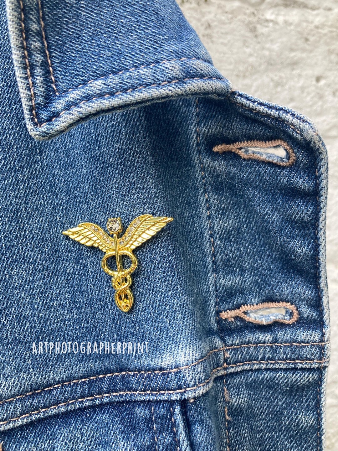 Caduceus Lapel Pin for Doctors and Nurses – Brooch for Doctors, Gift ...
