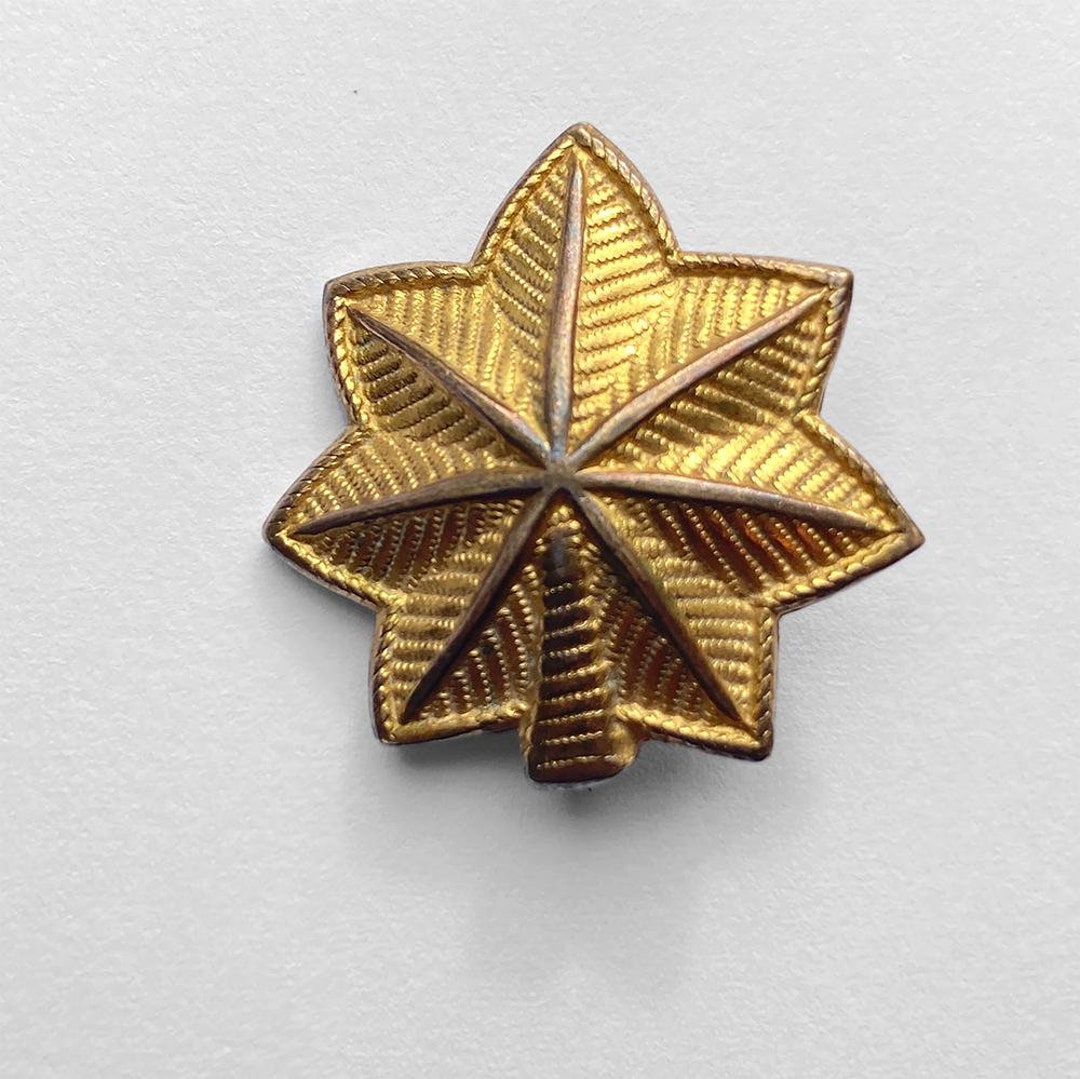 1039-1945, Antique WWII Sterling Army Major Rank Shoulder Insignia Pin ...