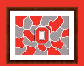Printable Ohio State Art Print 8x10 Digital Wall Art Gift - Etsy