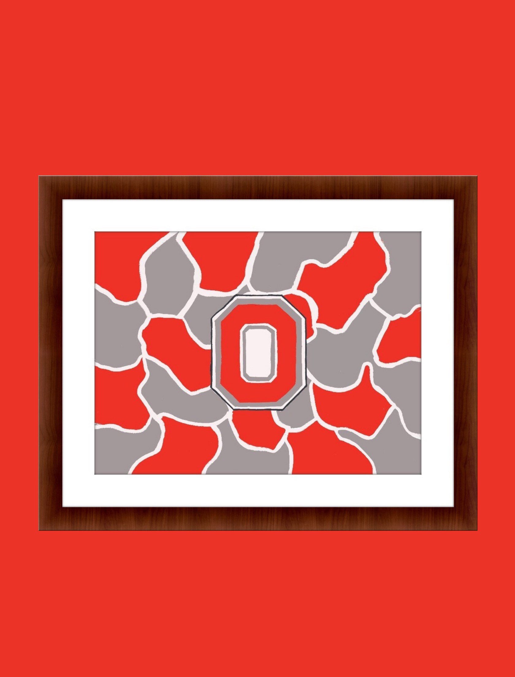 Ohio State University Digital Print, Digital File, Wall Art, Wall Decor ...