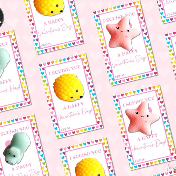 Squishy Valentine Card - Etsy