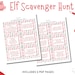 Christmas Elf Scavenger Hunt, Elf Treasure Hunt, Elf Arrival Letter ...