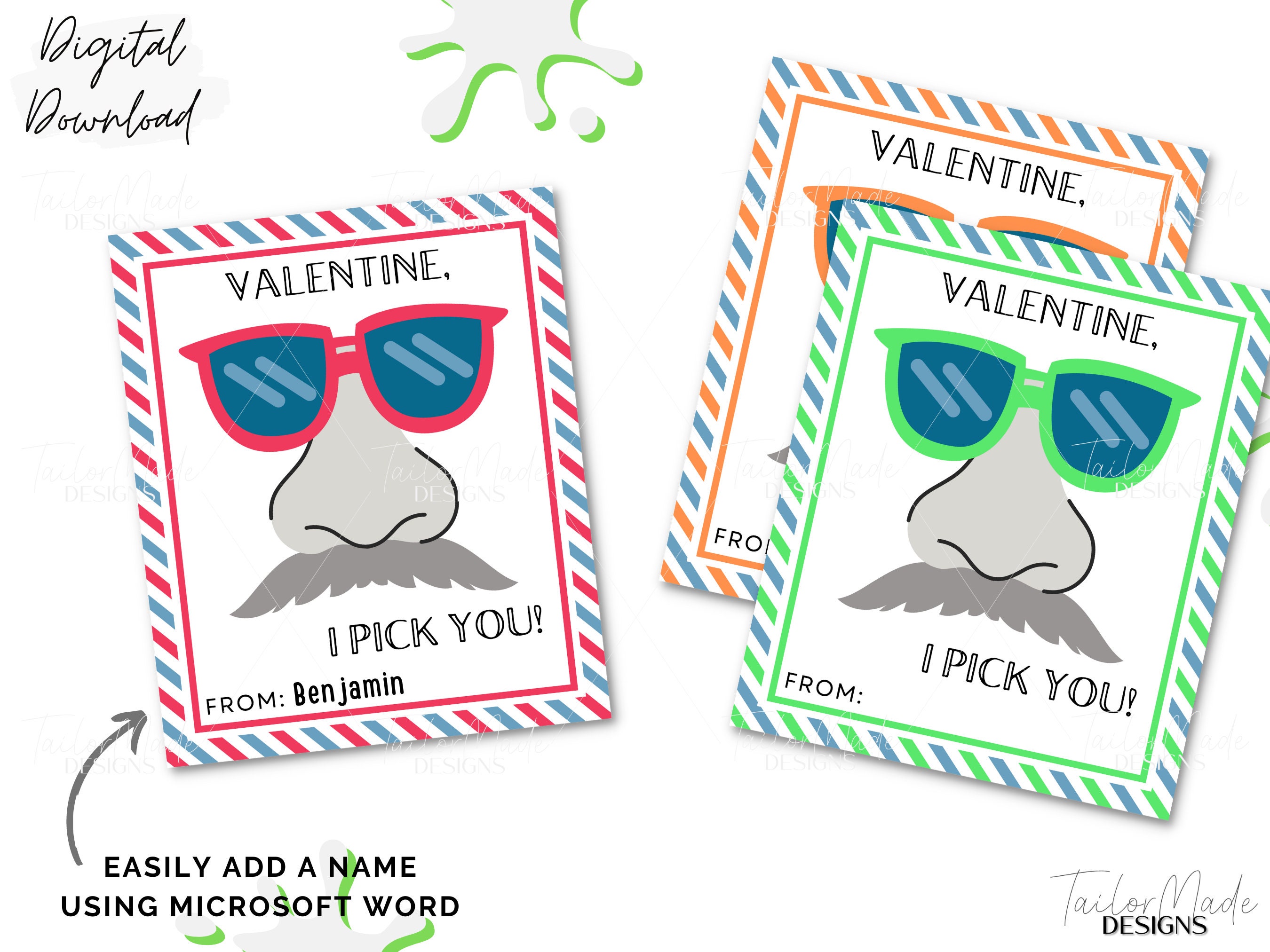 Pick You Valentines Card, Funny Booger Valentine, Gross Valentine ...