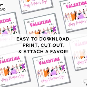 Eras Tour Valentine, in My Valentine Era, Swiftie Valentine Cards ...