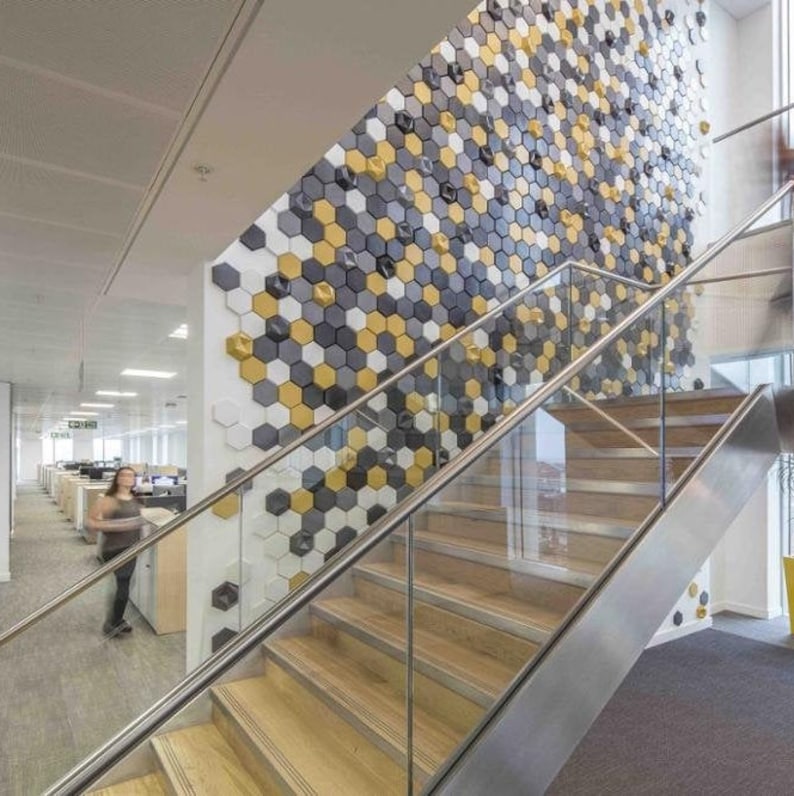 DECORATIVE SOUNDPROOFING Tile Acoustic Panel Sound Absorbing - Etsy