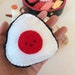 Felt Rice Balls Set of 3 Japanese Onigiri - Pretend Play Foods, Felt ...