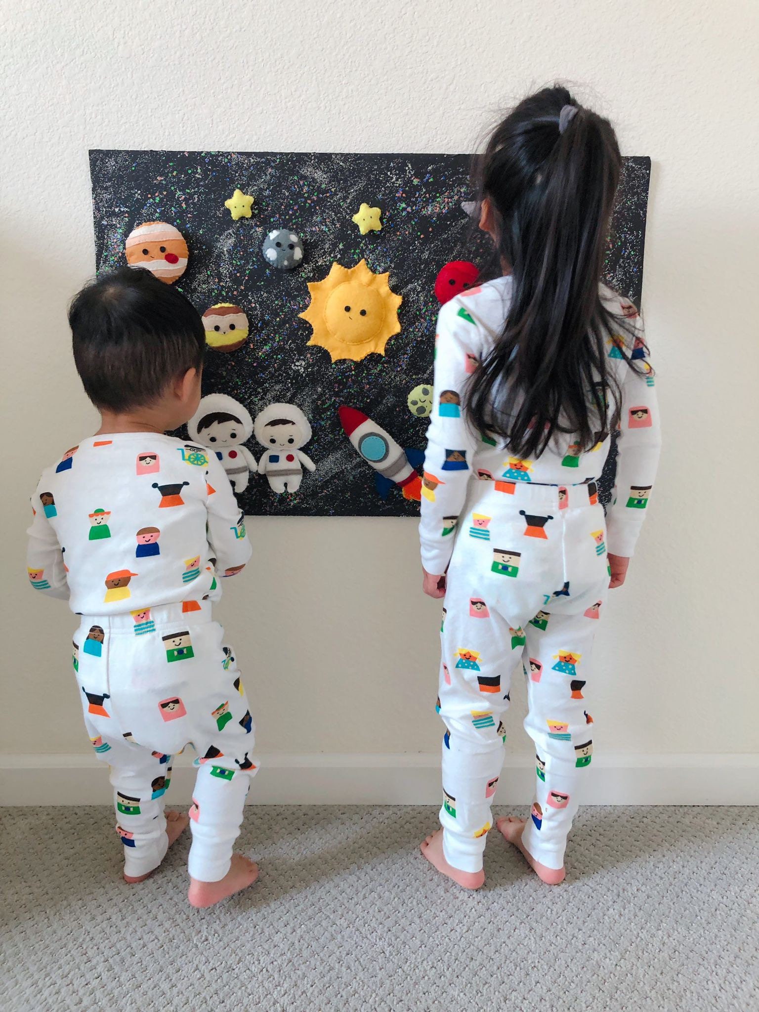 Felt Solar System, Planets Set, Space Play Set, Learning Planets Toys ...