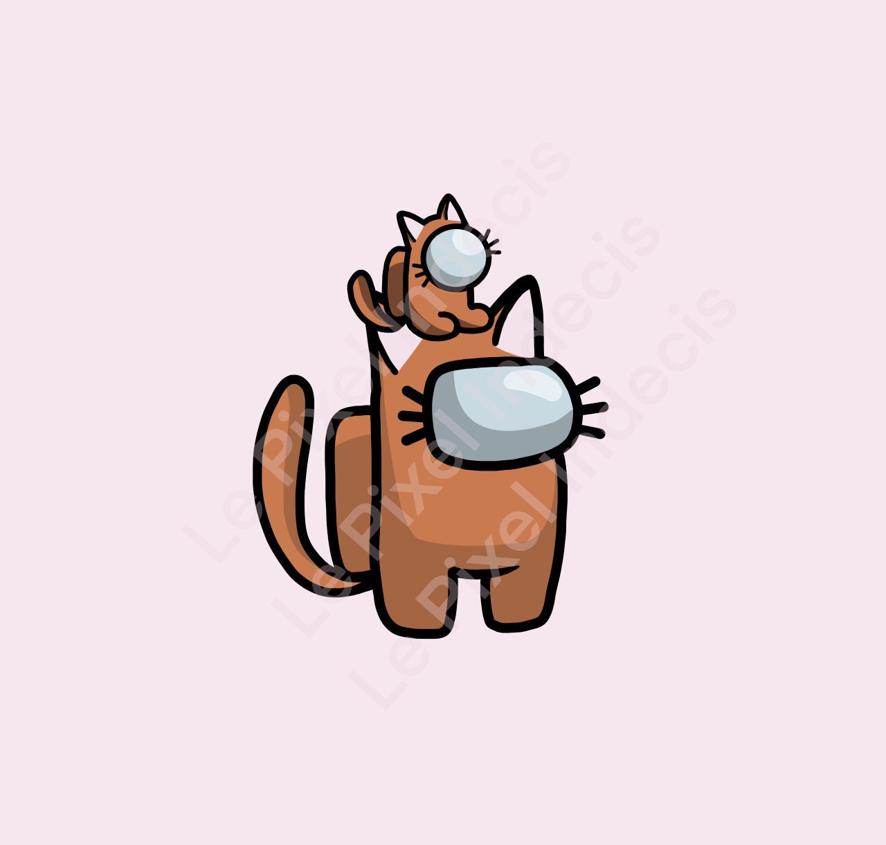 Among us Cat Crewmate Digital PNG File | Etsy