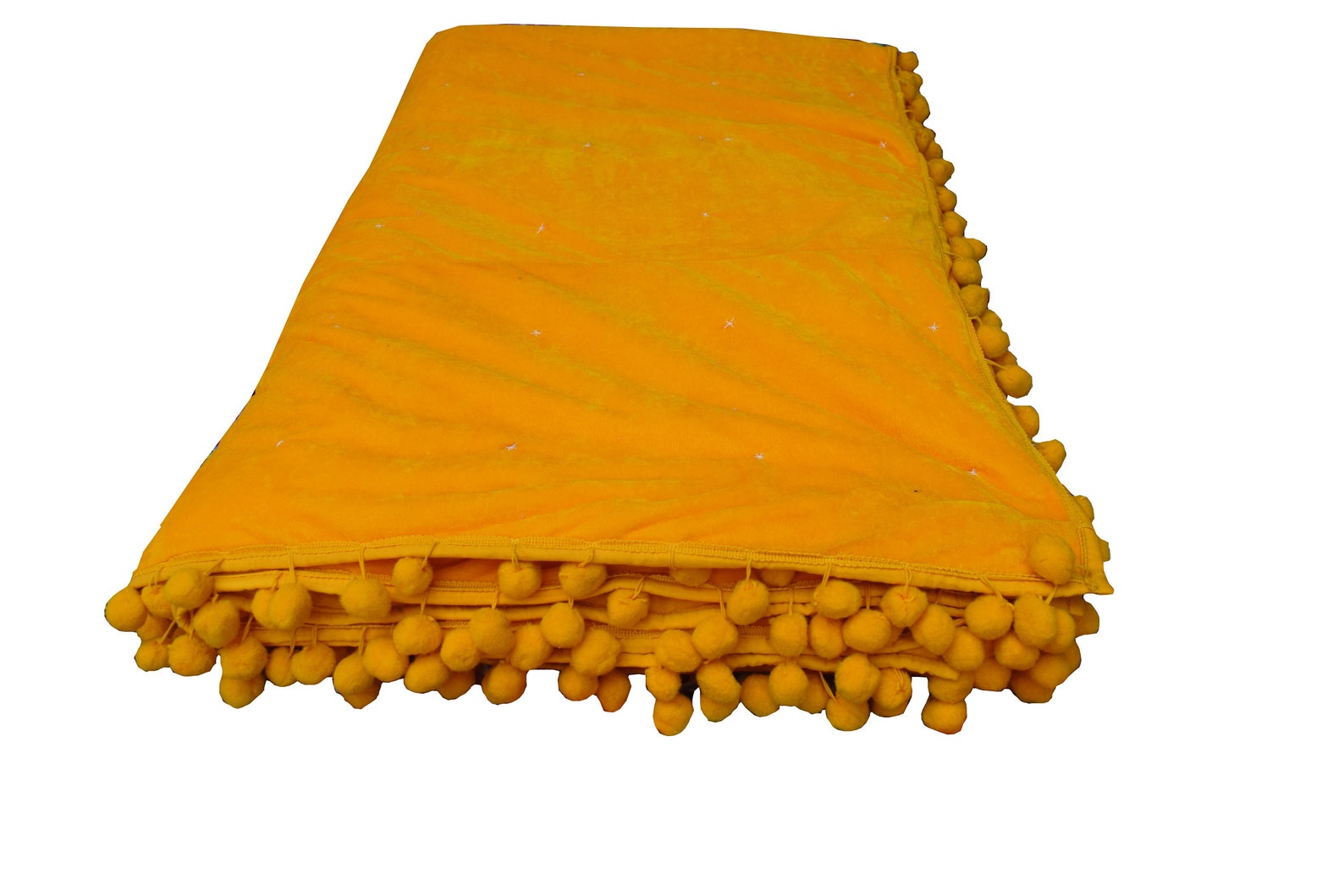 Yellow Velvet Quilt Velvet Quilt King Lap Size Quilt Yellow - Etsy