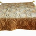 Gold Velvet Quilt Velvet Comforter Queen Quilt Gold King - Etsy