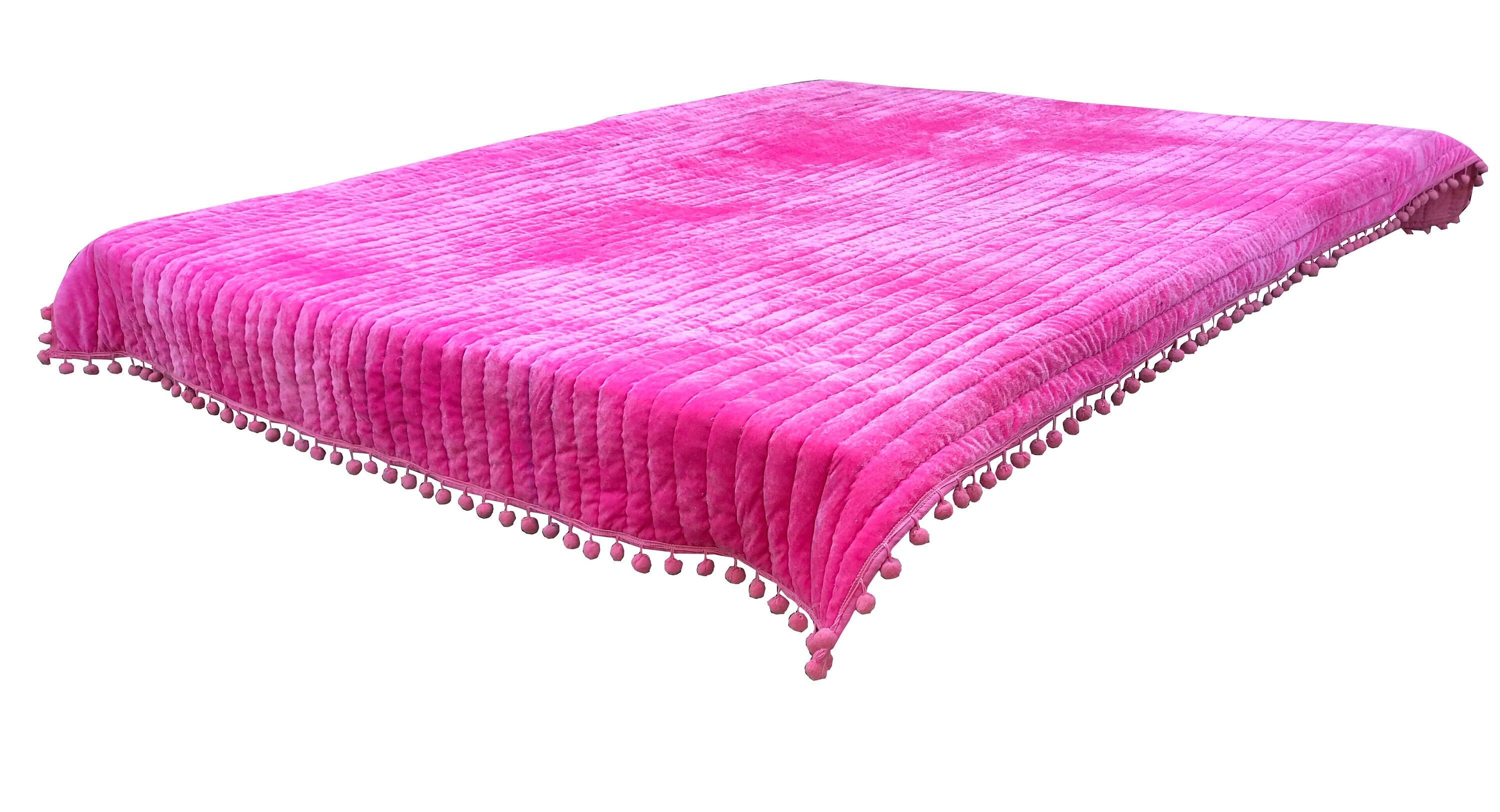 Baby Pink Velvet Velvet Comforter King Quilt Queen Quilt | Etsy