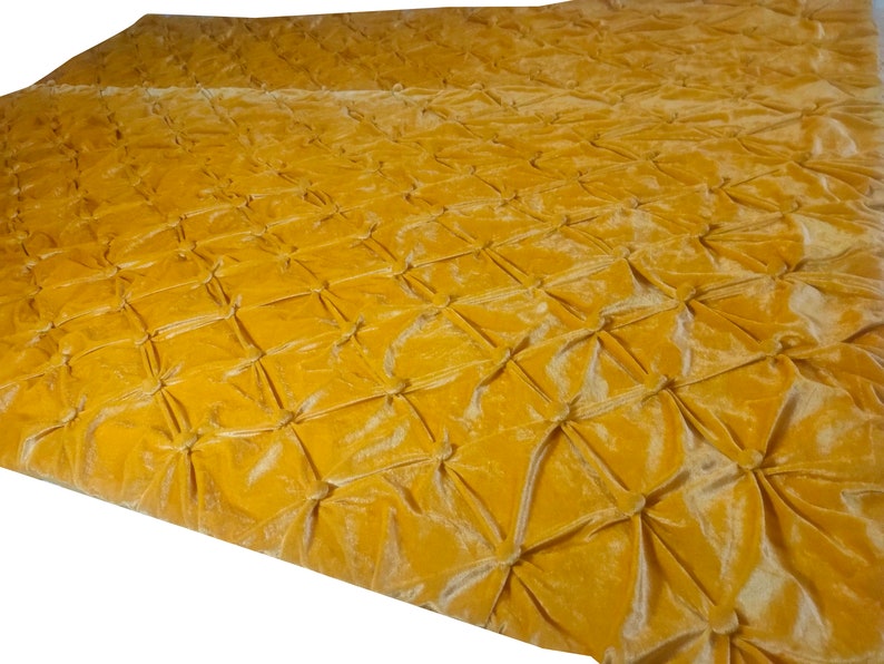 Luxury Gold Velvet Quilt Comforter Blanket Bedspread King Size | Etsy