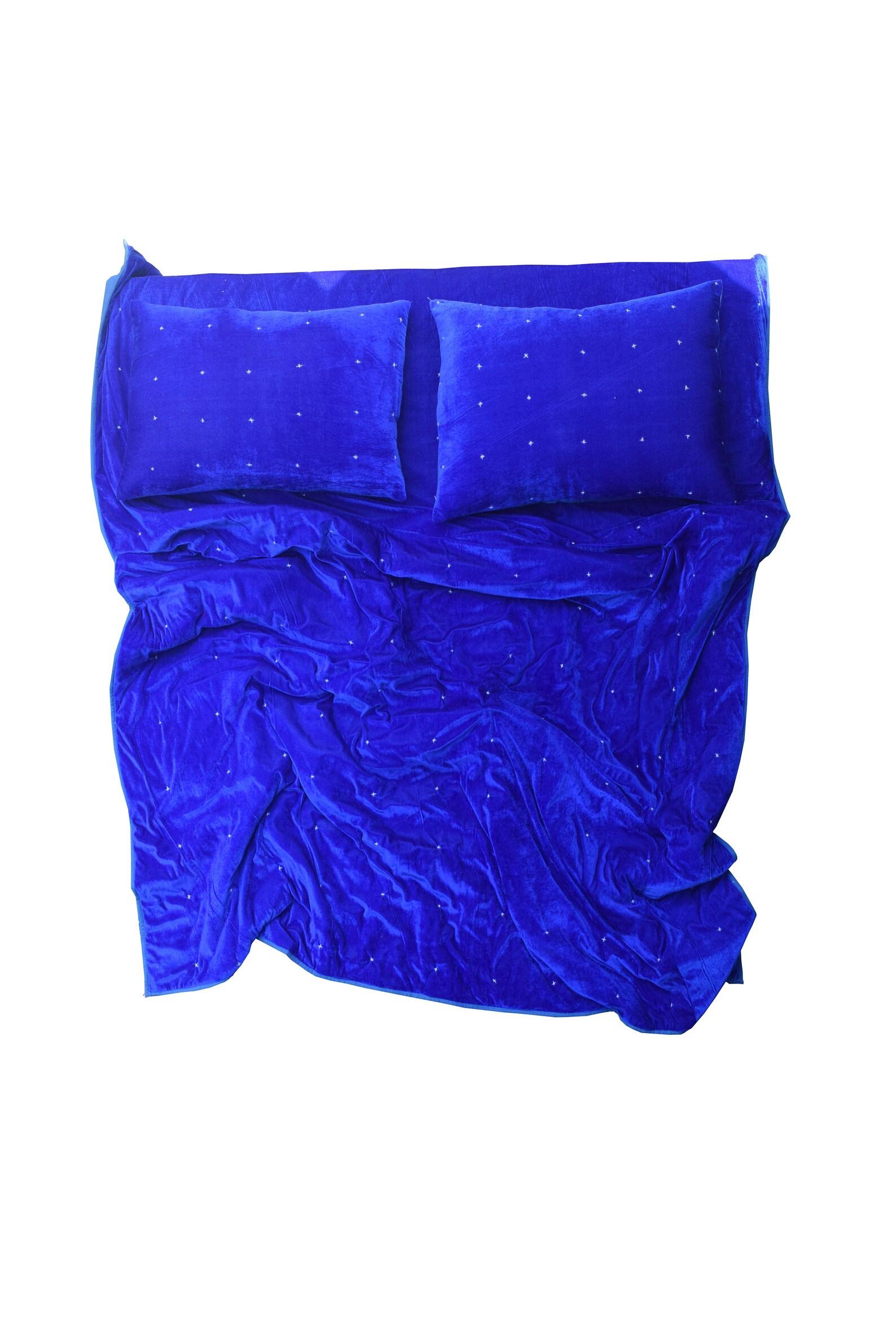 Royal Blue Velvet Quilt Velvet Comforter King Quilt Queen | Etsy