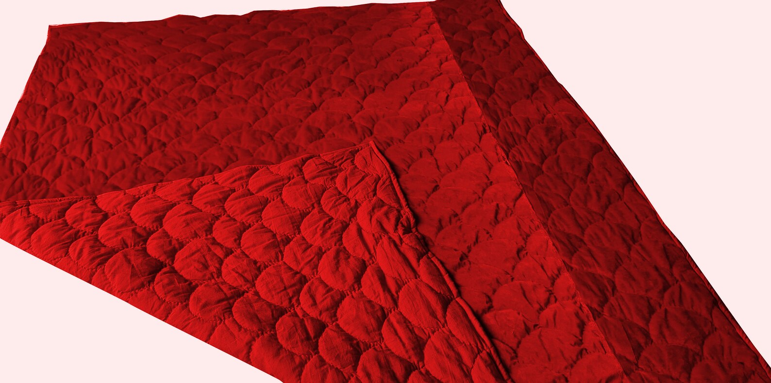 Deep Red Velvet Quilt Comforter Blanket Bedspread King Size - Etsy