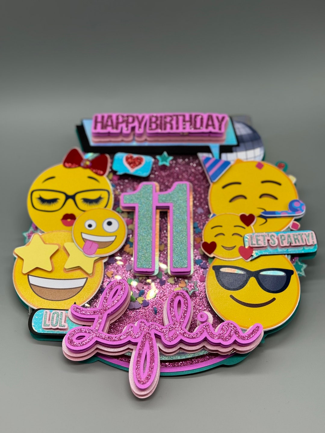 EMOJI Cake Topper - Etsy