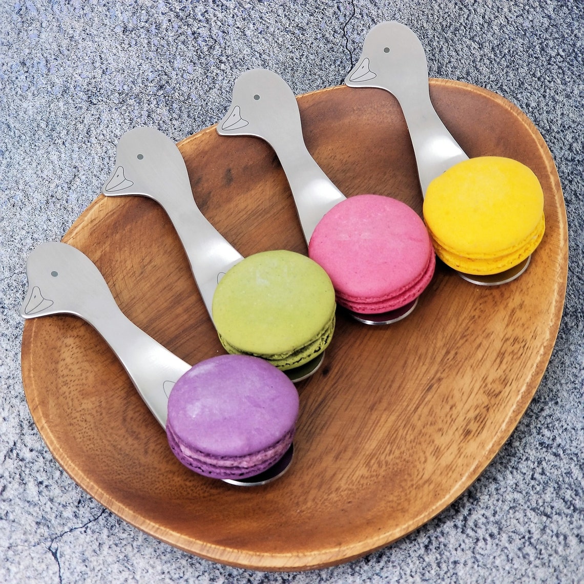 Unique Short Mini Spoon for Dessert, Container With Coffee Candy ...