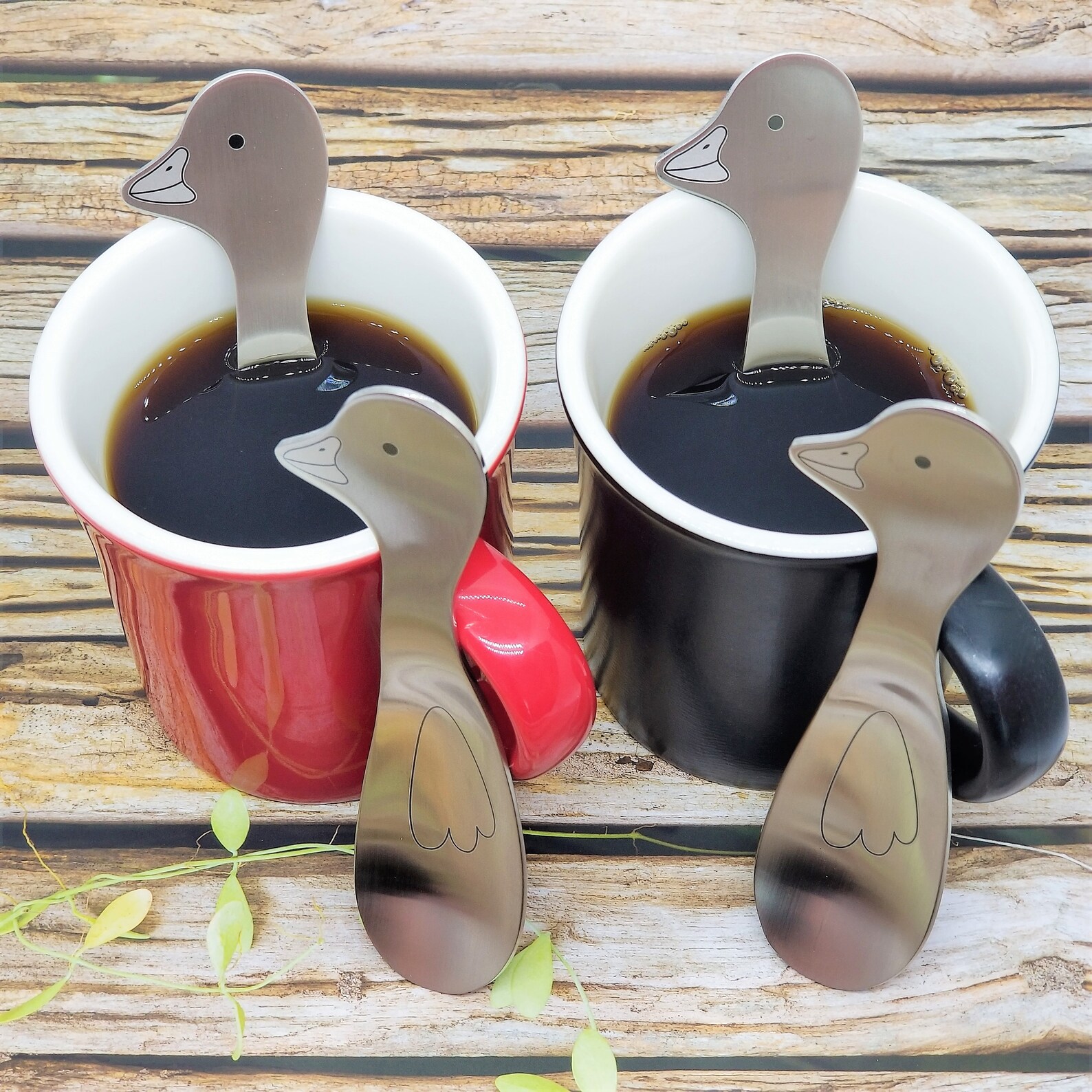 Unique Short Mini Spoon for Dessert, Container With Coffee Candy ...