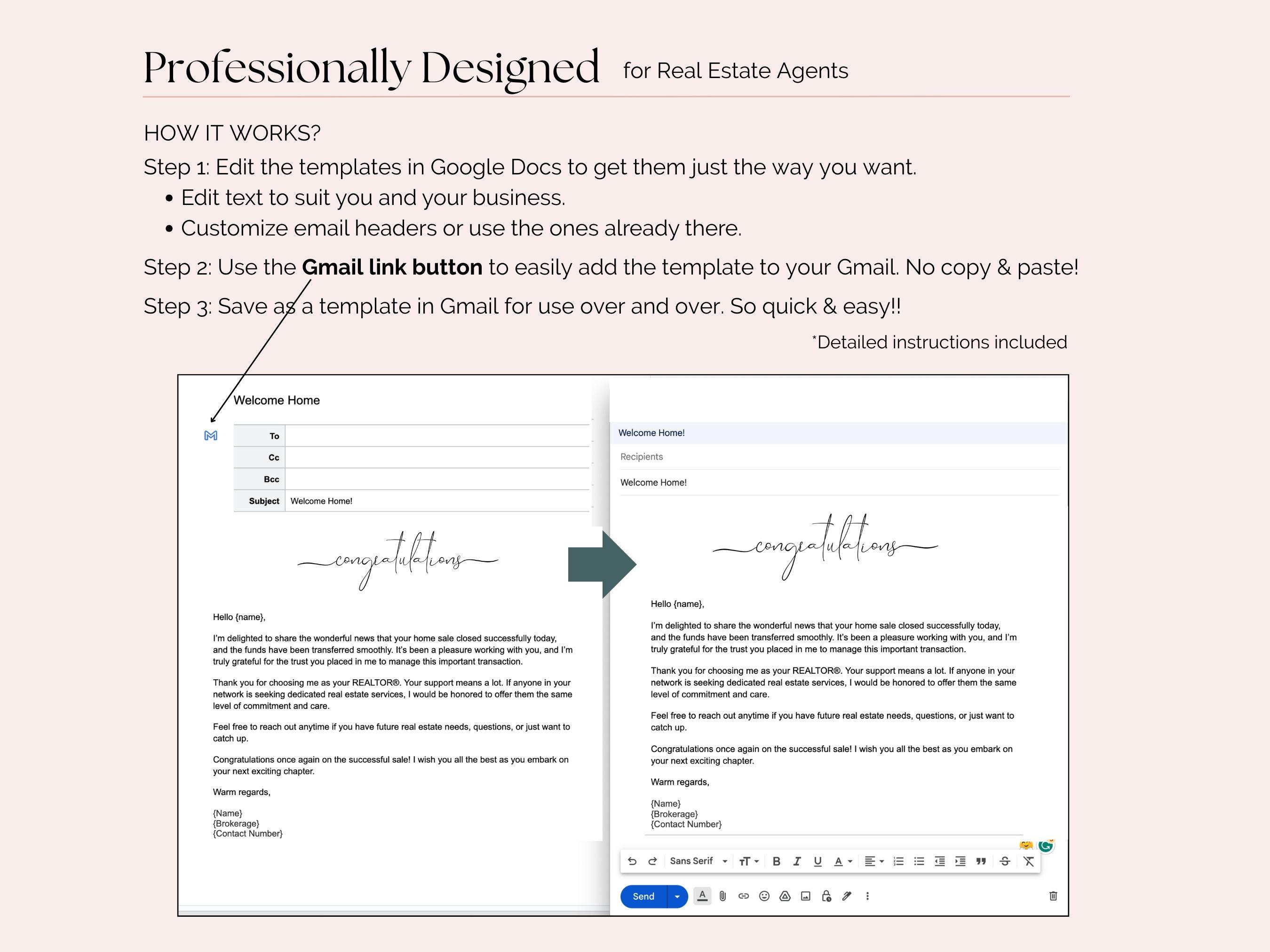Real Estate Buyer & Seller Email Templates Plus Client Intake Google ...