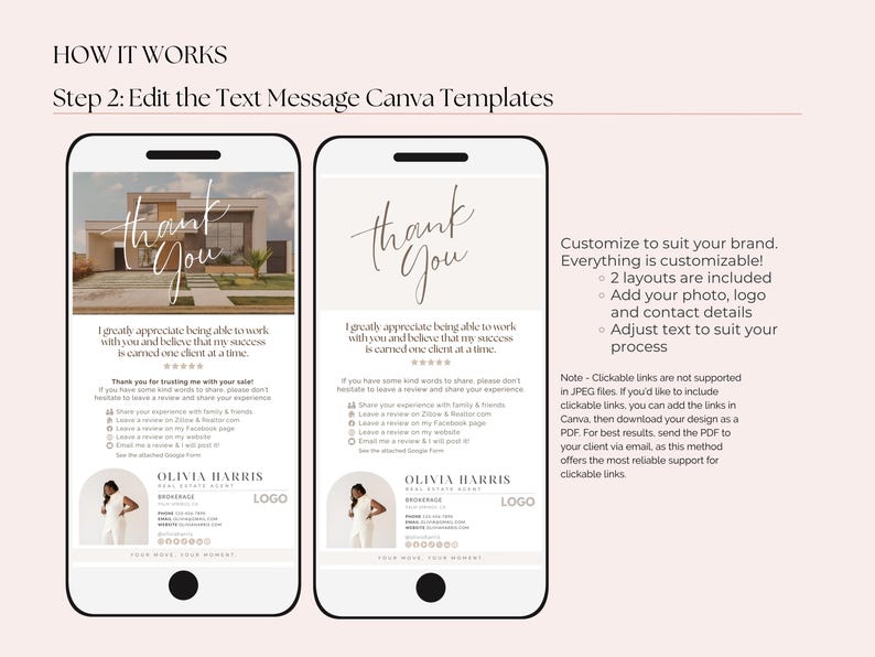Real Estate Review Request: Google Form & Canva Templates (digital ...