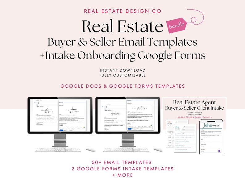 Real Estate Buyer & Seller Email Templates for Gmail Google - Etsy