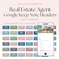 Google Keep Headers, Minimalist Design, Cute Fonts, Black and White - Etsy