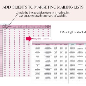 Real Estate Client List Google Sheets Spreadsheet CRM With Follow-up ...