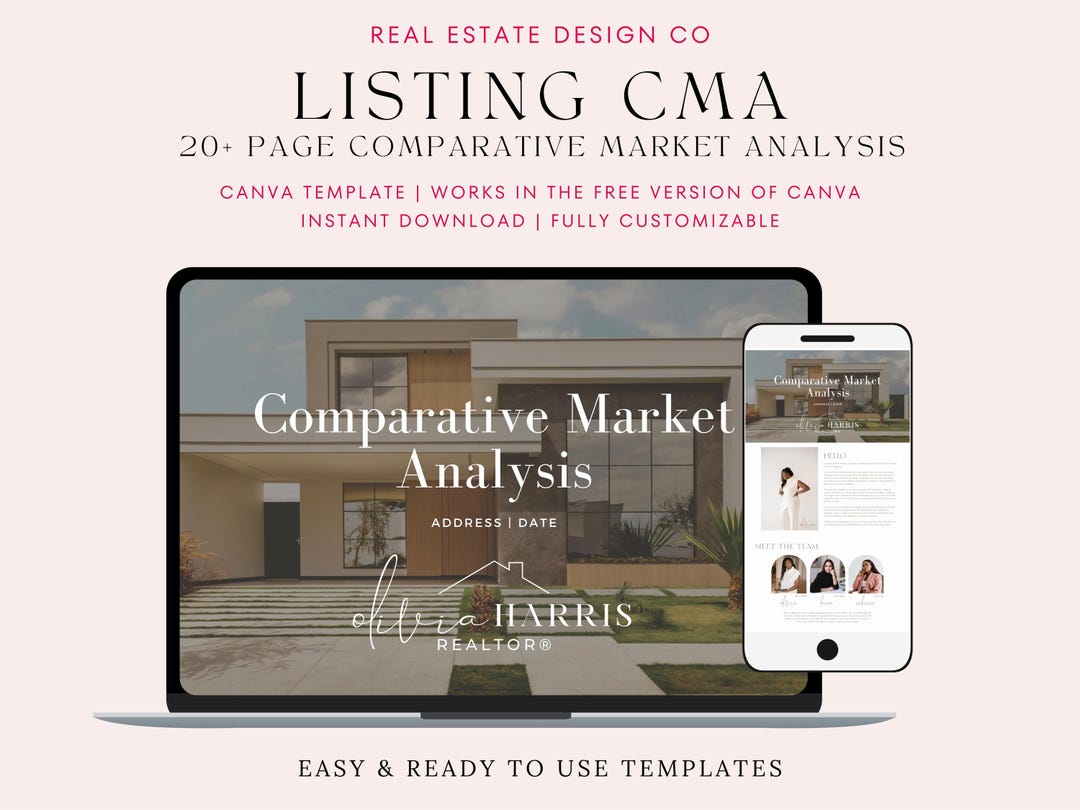 Real Estate Agent CMA Comparative Market Analysis Selling Homes CMA ...