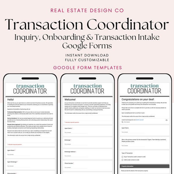 Transaction Coordinator Onboarding - Etsy