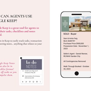 Google Keep Note Headers Real Estate Canva Template, Tools to Organize ...