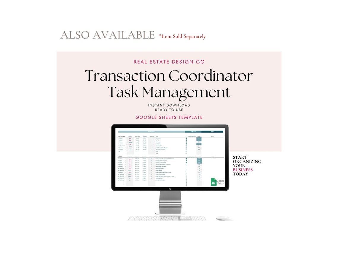 Transaction Coordinator Onboarding Welcome Packet Real Estate - Etsy