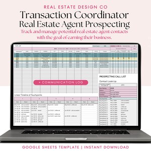 Transaction Coordinator Business Prospect Tracker Google Sheets ...