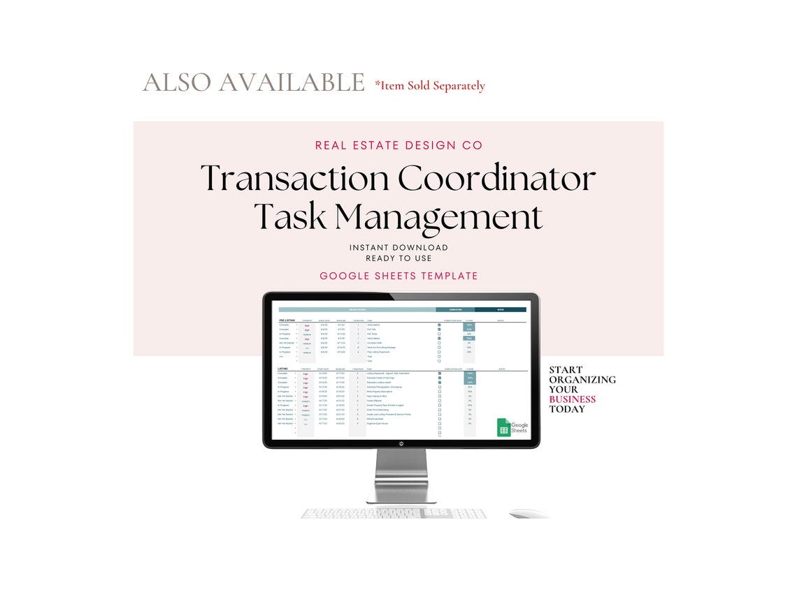 Transaction Coordinator Google Forms Templates Client Inquiry - Etsy