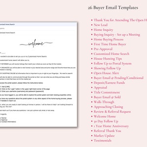 Real Estate Buyer Email Templates for Gmail Google Doc Template Real ...
