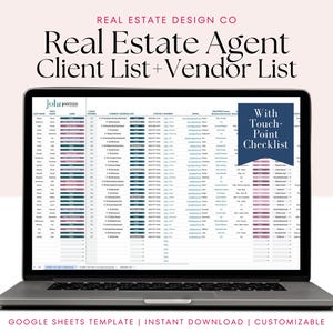 Vendor Contact List Google Sheet - Etsy