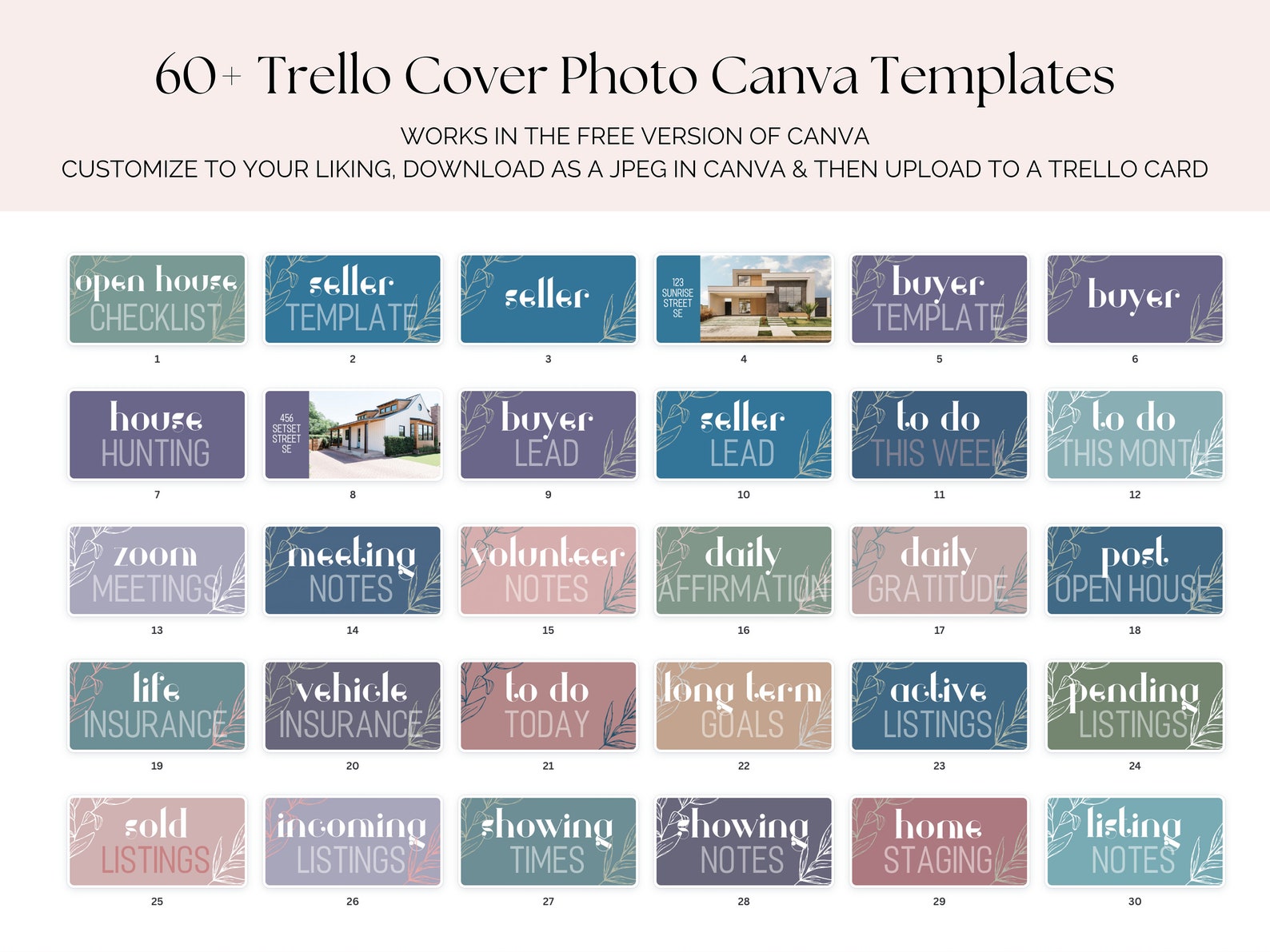 Trello Card Cover Photo Canva Template With 3 Bonus Shared Trello Board ...
