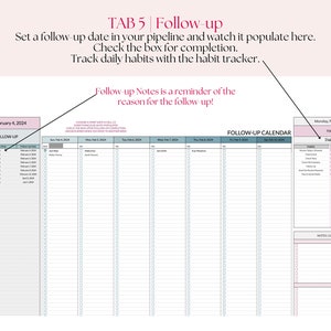 Buyer & Seller Real Estate Pipeline Google Sheets Template Business ...