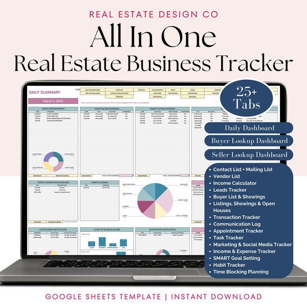 Real Estate Leads Spreadsheet - Etsy