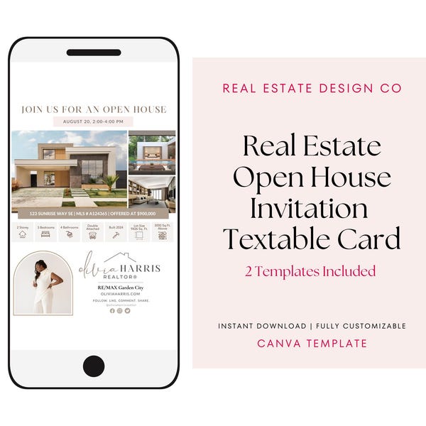 Open House Invitation Card - Etsy