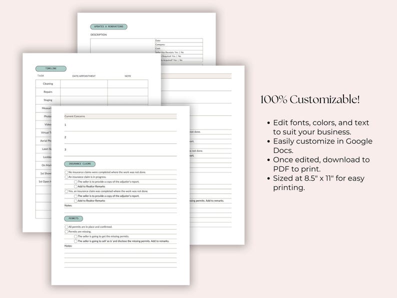 Real Estate Listing Presentation Property Intake, Listing Appointment ...