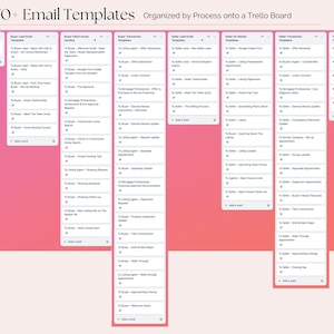 Real Estate Agent Buyer and Seller Transaction Email Templates With ...