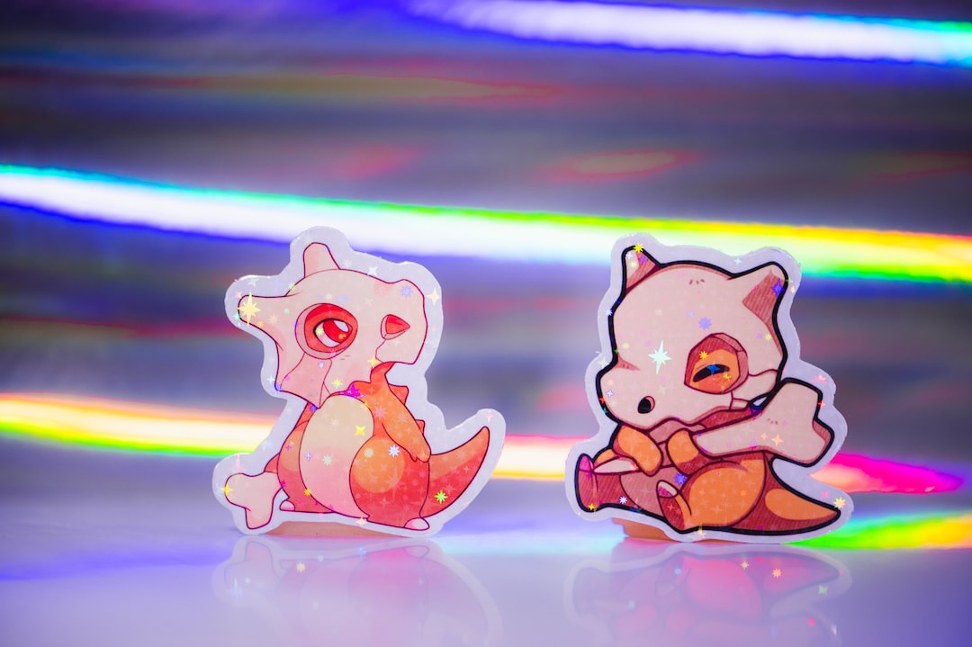 Kawaii Pokemon Sticker, Cubone Sticker, Kawaii Cubone Sticker - Etsy