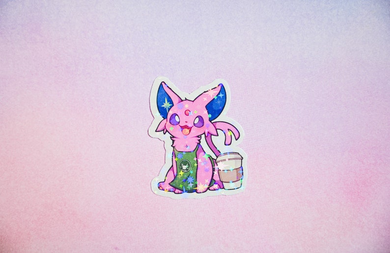 Umbreon Sticker Espeon Sticker Kawaii Stickers Pokemon - Etsy