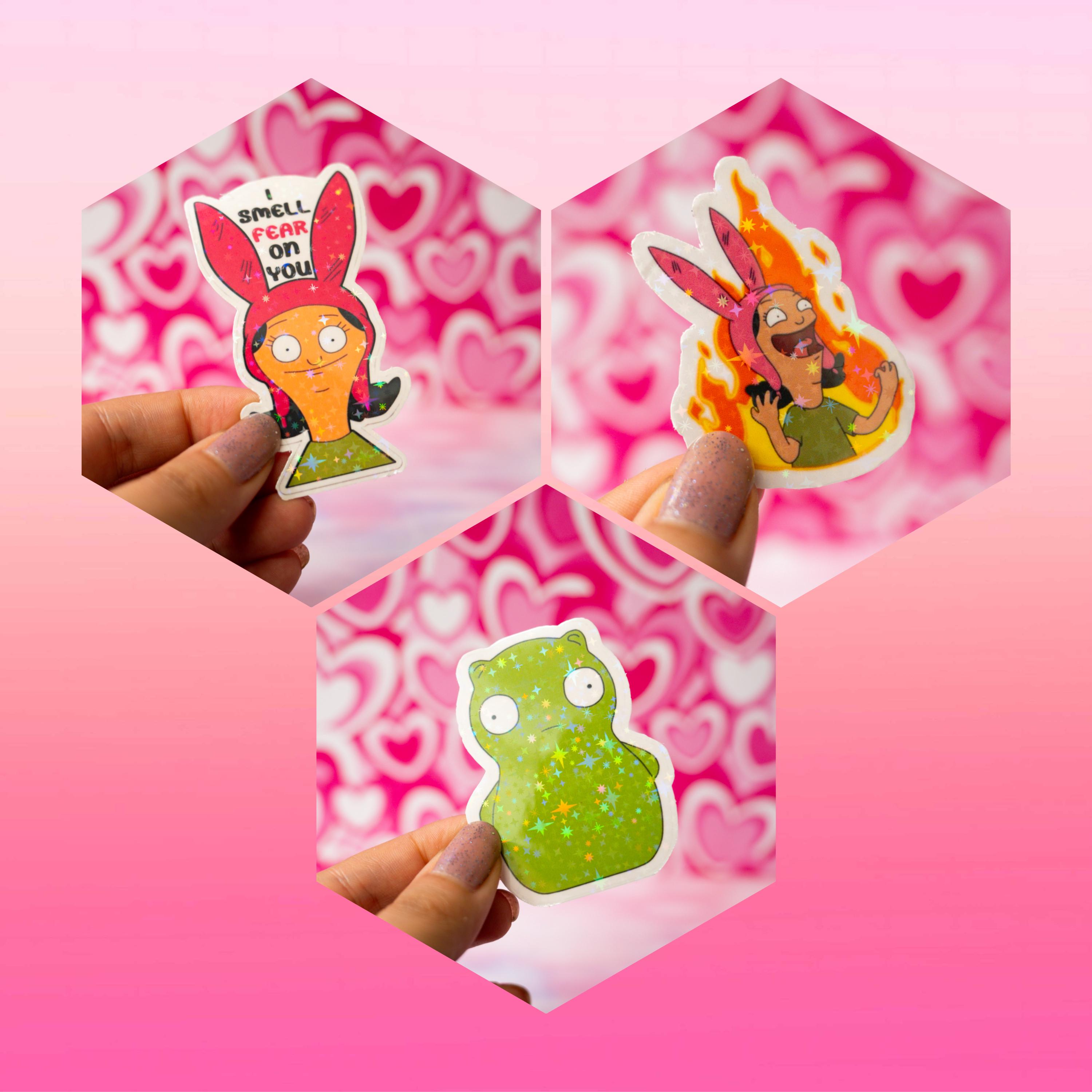 Kawaii Bobs Burgers, Kawaii Louise Belcher Stickers - Etsy