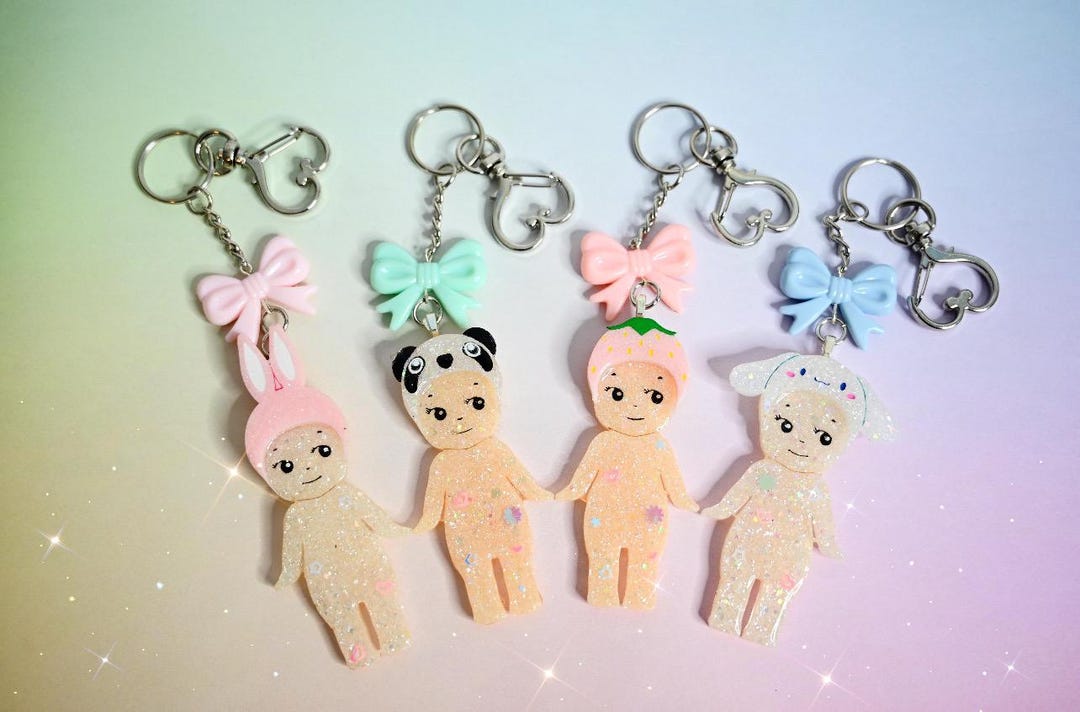 Kawaii Baby Keychains - Etsy