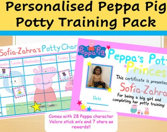 Peppa Pig Potty Training Chart | Etsy