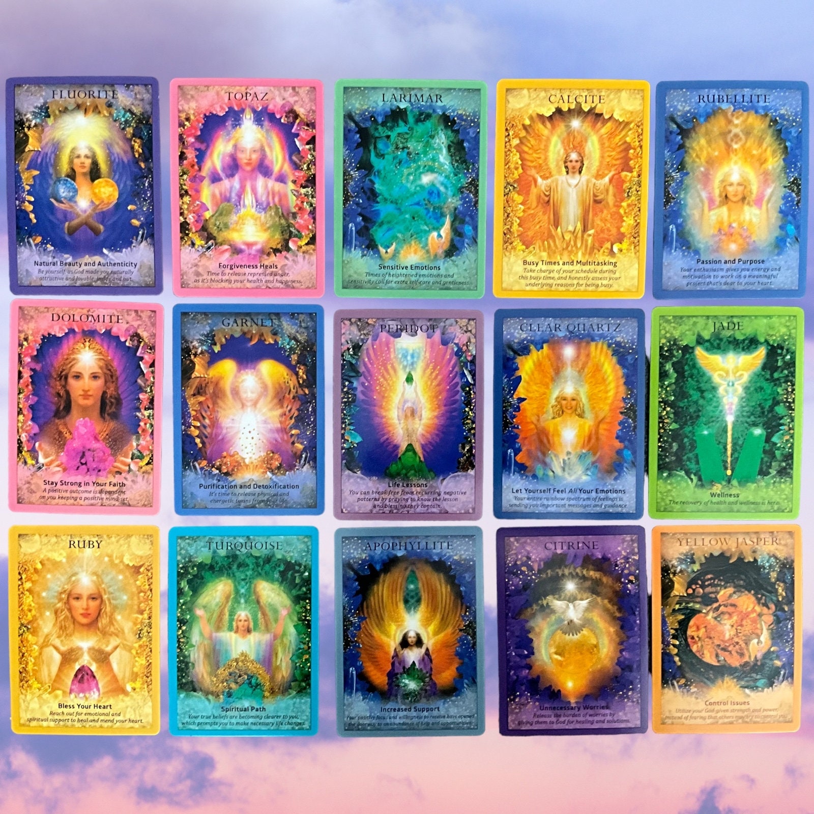 Crystal Angels Oracle Cards W/ Digital Guidebook PDF/ Doreen Virtue 44 ...