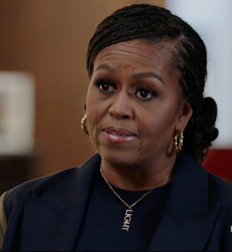 Michelle Obama Light Necklace Light Necklace Obama - Etsy