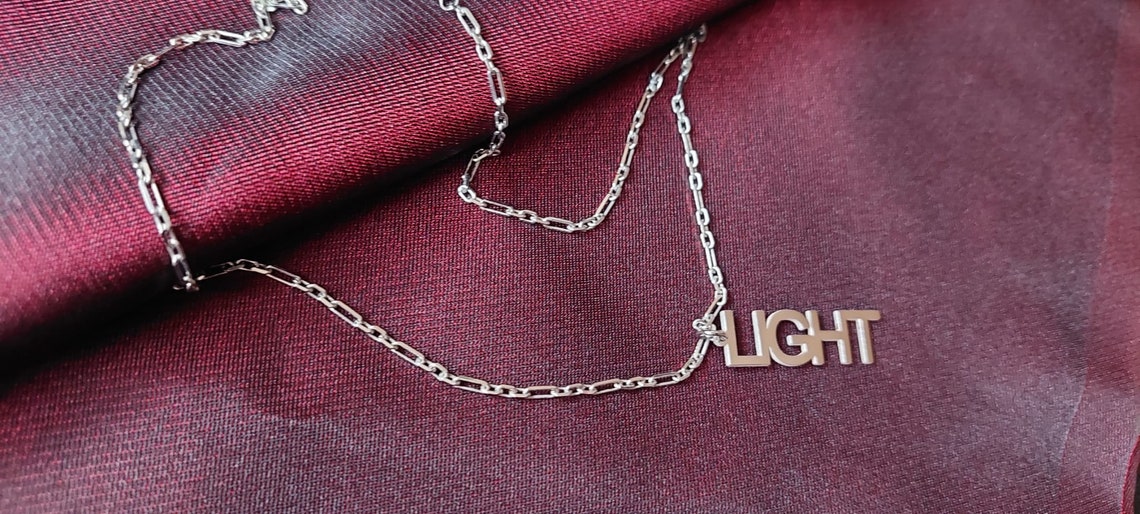 Michelle Obama Light Necklace , Light Necklace for Hope, Hope Necklace ...