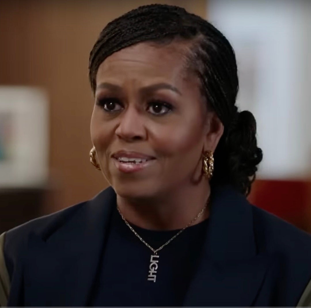 Michelle Obama Light Necklace , Light Necklace for Hope, Hope Necklace ...